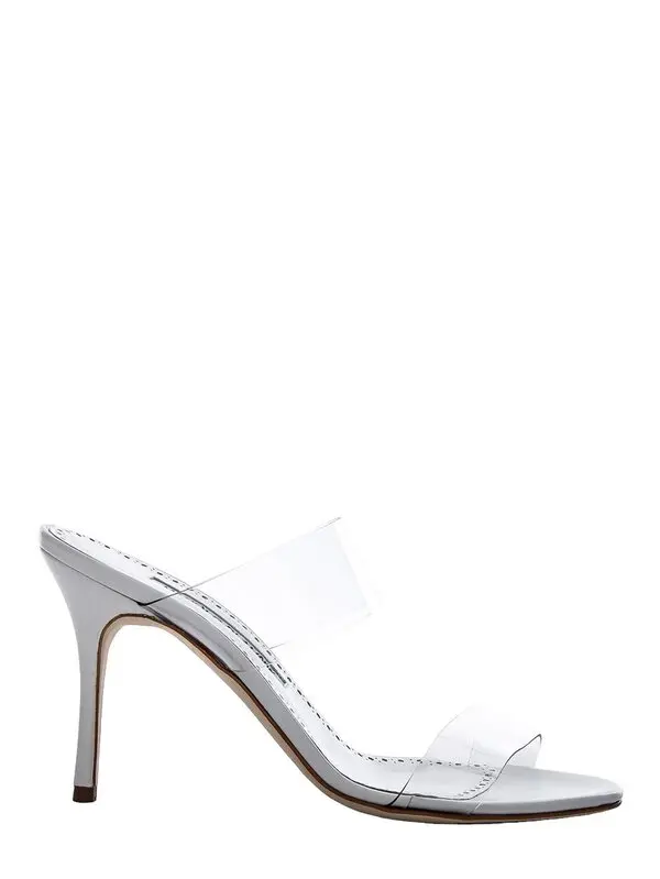 Manolo Blahnik Scolto Sandals - Blanc De Blanc