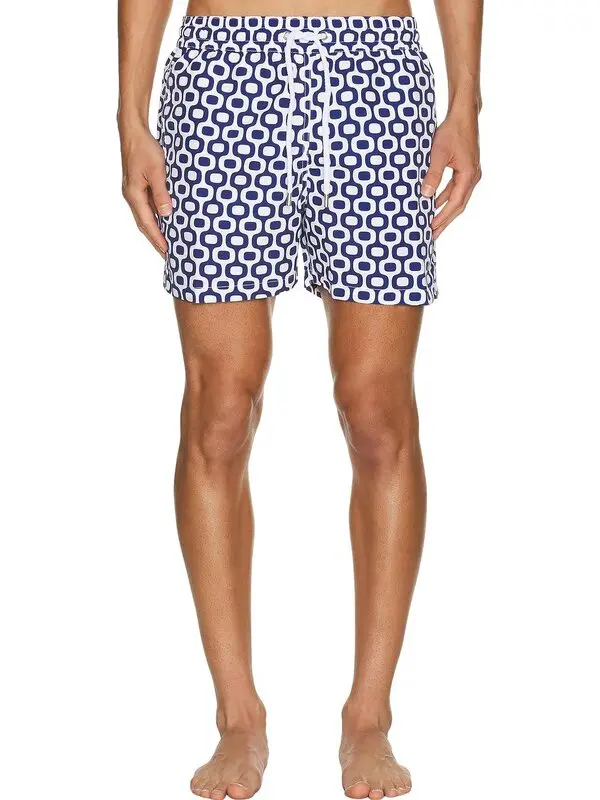 Frescobol Carioca Sport Ipanema Swim Short - Navy Blue