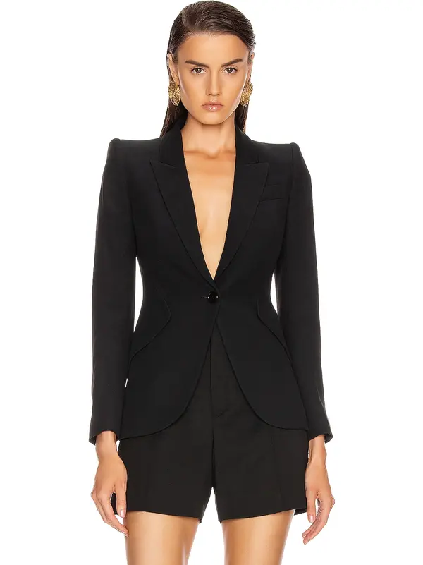 Alexander McQueen Tailored Jacket - Black