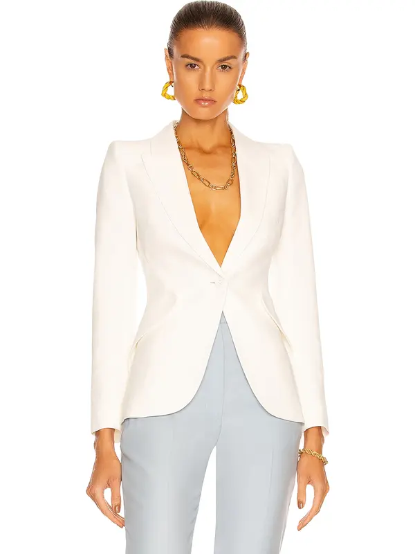 Alexander McQueen Tailored Jacket - Ivory