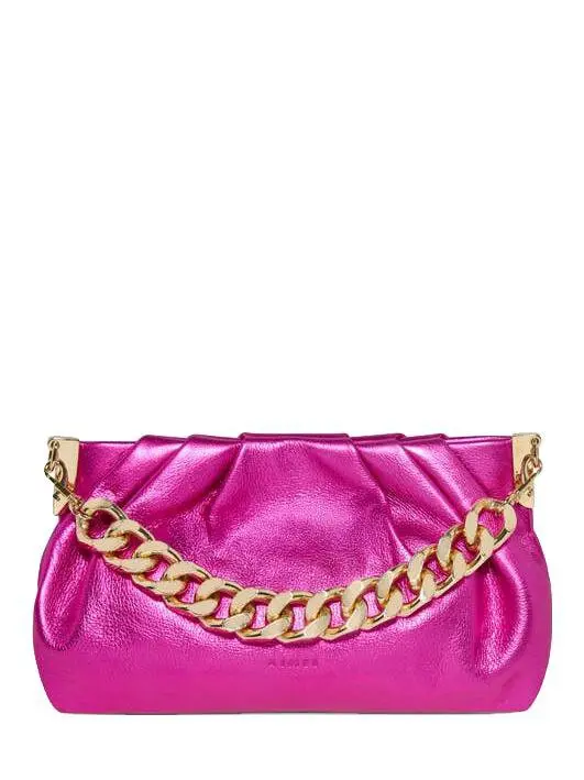 AIMEE Chill Out Frame Clutch - Metallic Power Pink
