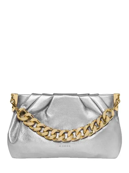 AIMEE Chill Out Frame Clutch - Metallic Silver