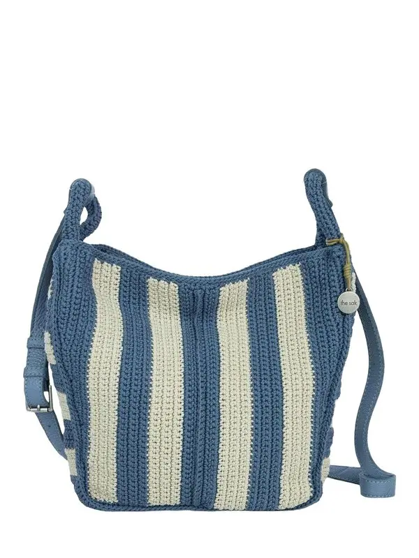 THE SAK Los Feliz Crochet Crossbody Bag - Maritime Stripe