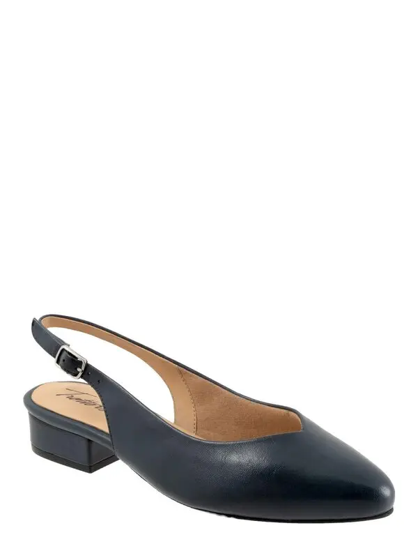 Trotters Jessa Slingback Pump - Navy