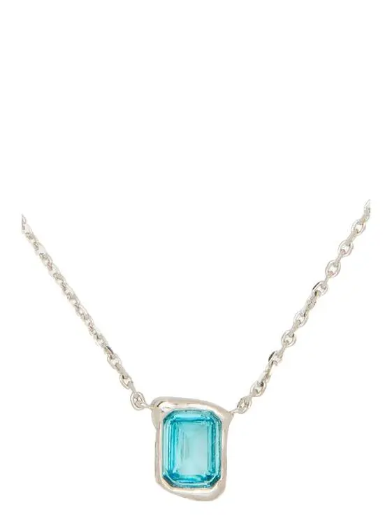Kate Spade New York Molten Glass Pendant Necklace - Aqua