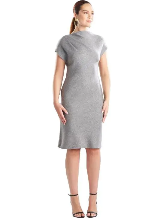 Natori Double Knit Double Knit Dress - Heather Grey