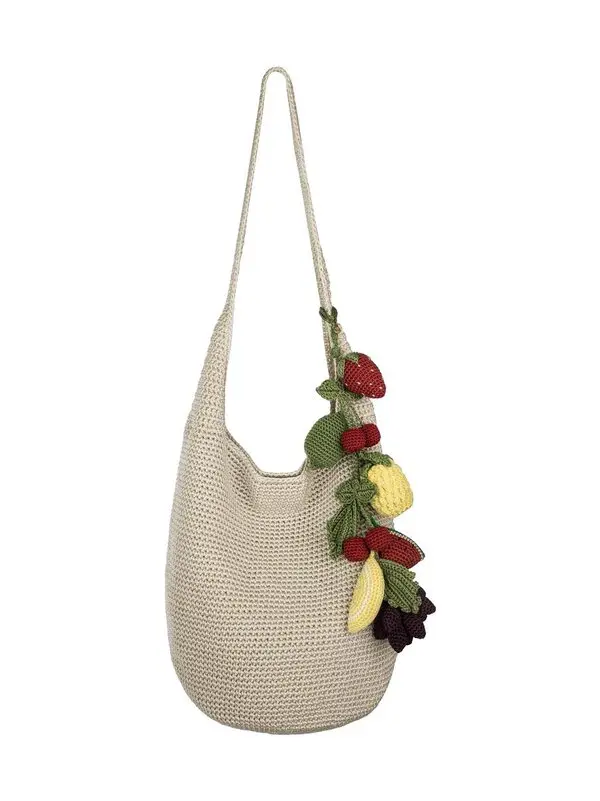 THE SAK Crochet Hobo Bag - Natural Fruit