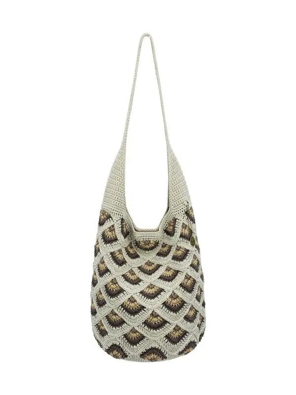 THE SAK Crochet Hobo Bag - Natural Mermaid