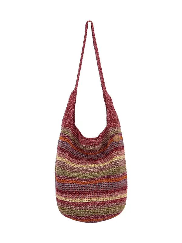 THE SAK Crochet Hobo Bag - Sunset Stripe
