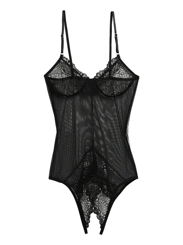 Only Hearts Whisper Sweet Nothings Coucou Bodysuit - Black