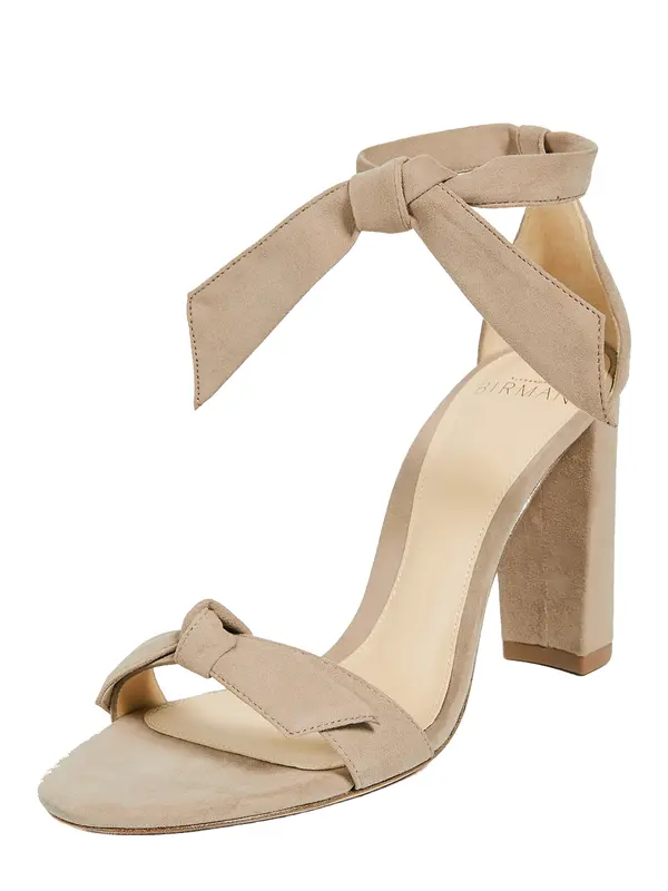 ALEXANDRE BIRMAN Clarita Block 90mm Sandals - Cameo