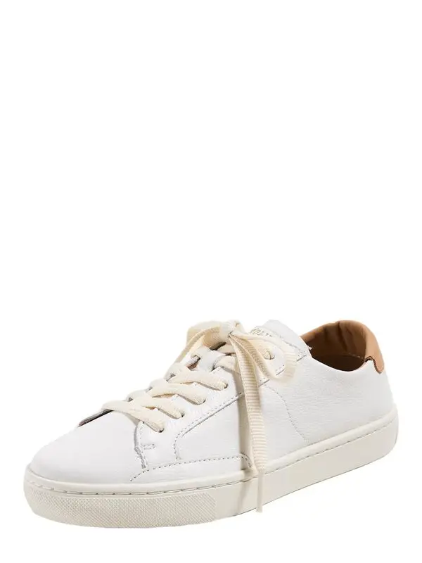 Soludos Ibiza Classic Lace Up Sneakers - White