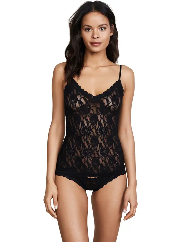 Hanky Panky Signature Lace V-front Cami - Black