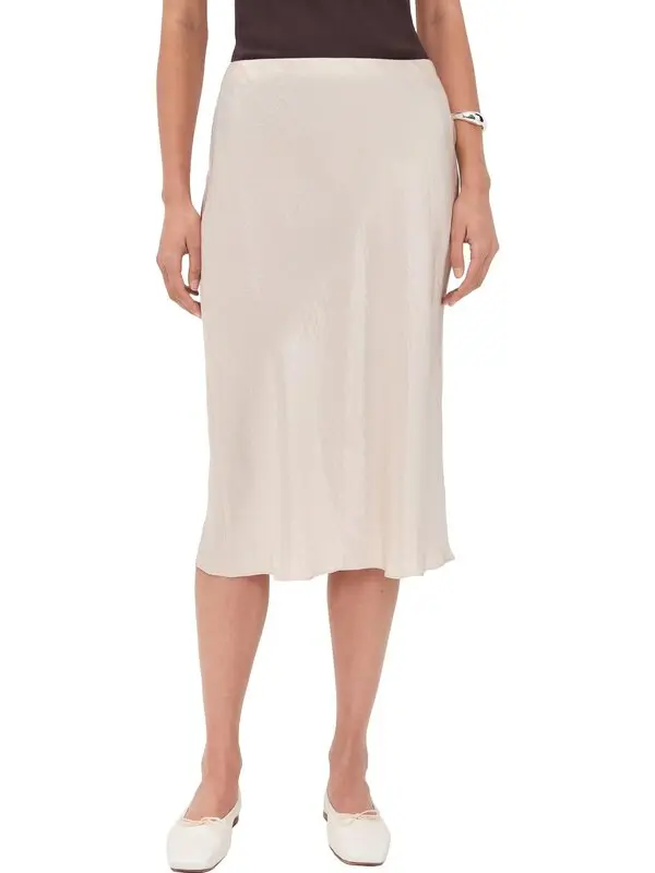 Vince Slip Skirt - Champagne