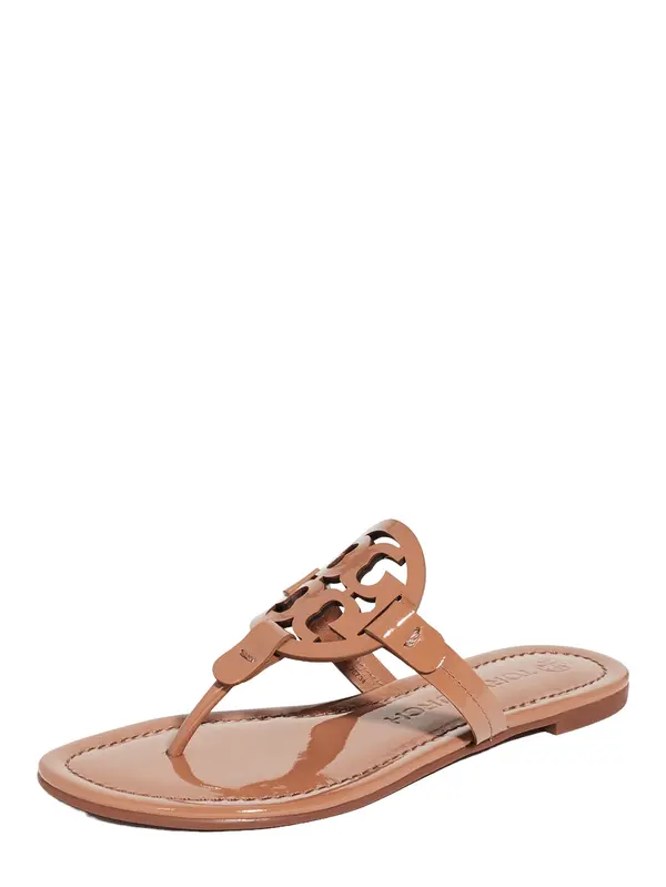 Tory Burch Miller Thong Sandals - Tan