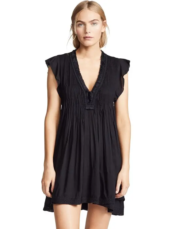 Poupette St Barth Sasha Mini Dress - Black