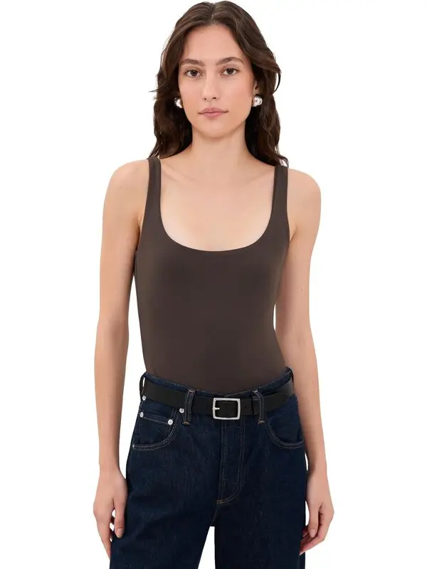 Susana Monaco Low Back Thong Bodysuit - Java