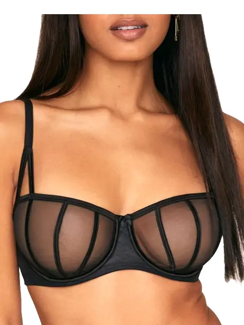 ADORE ME Bianca Unlined Balconette Bra - Black