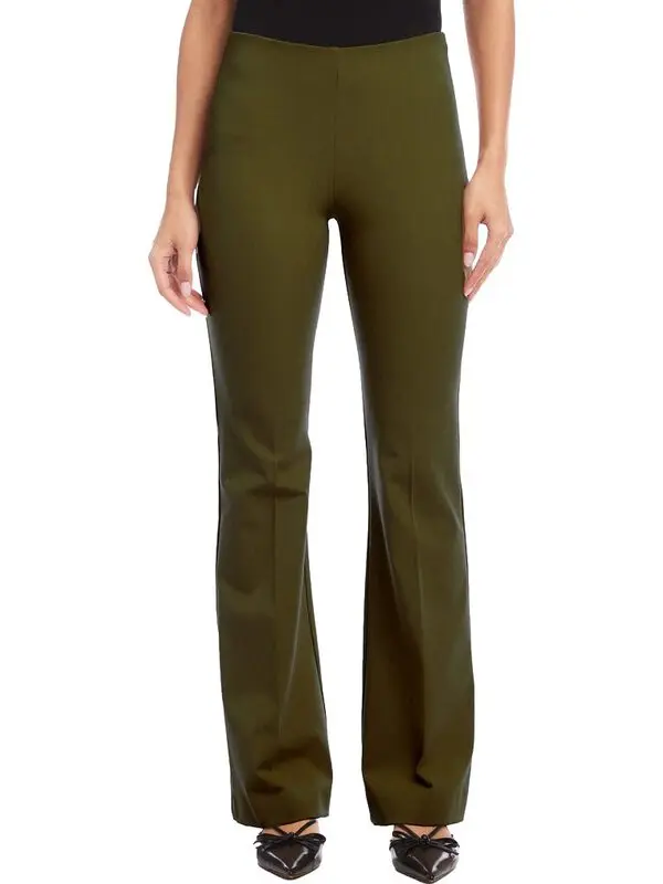 Fifteen Twenty Bootcut Stretch Pants - Olive