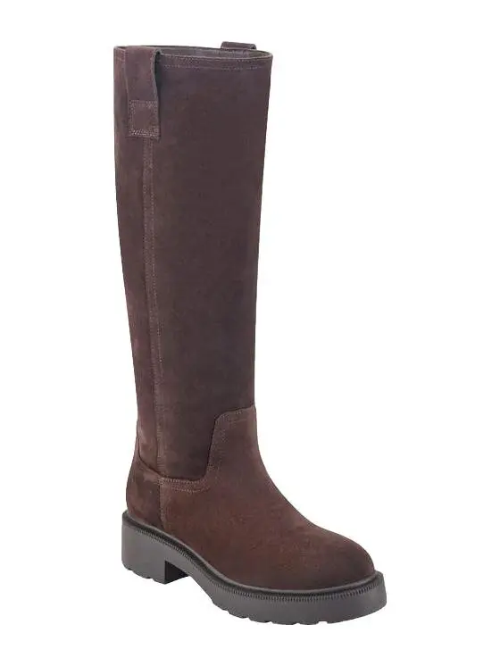 Marc Fisher Sadler Knee High Boot - Dark Brown