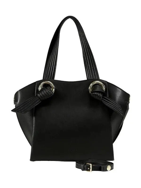 BELLE & BLOOM Heart Of Gold Leather Shoulder Bag - Black