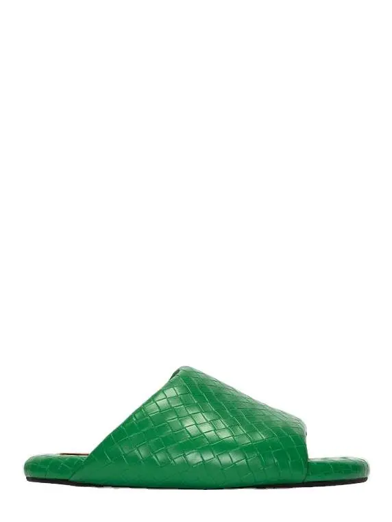 SIMONMILLER Woven Bubble Slides - Gummy Green