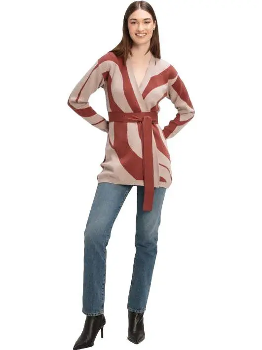DIARRABLU Elma Knit Cardigan - Luze Rust
