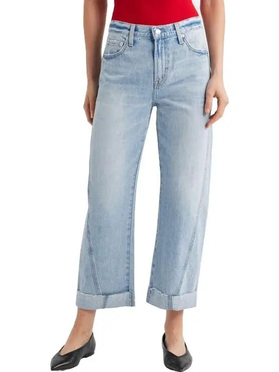 PISTOLA Kacey Cuffed High Waist Boyfriend Jeans - Berkeley