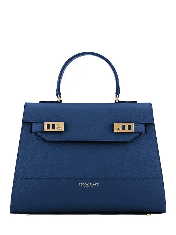 TEDDY BLAKE Kim Stampatto 14 Shoulder Bag - Blue Jeans