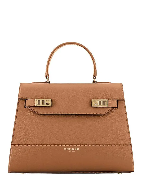 TEDDY BLAKE Kim Stampatto 14 Shoulder Bag - Camel