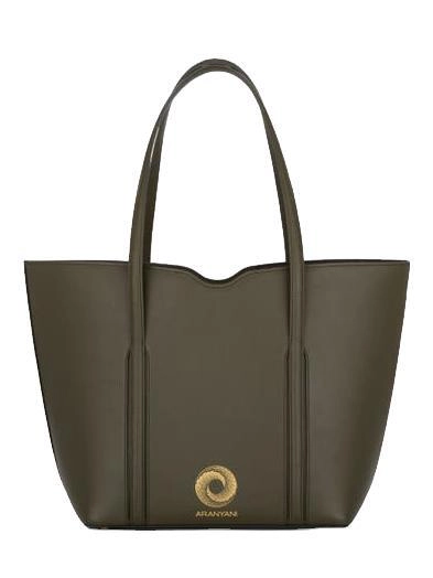 ARANYANI Amala Zipper Tote Bag - Deep Forest