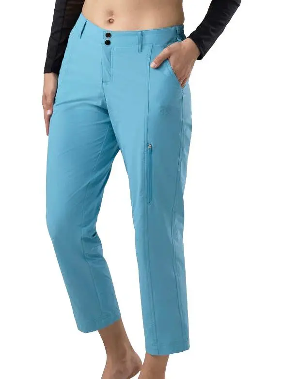 UV SKINZ Walking Capris - Lagoon