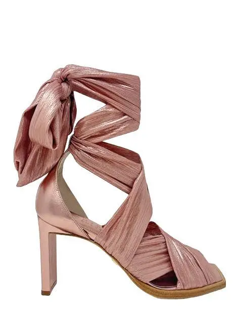 DANIELLA SHEVEL Poet Metallic Pumps - Metallic Rust/copper
