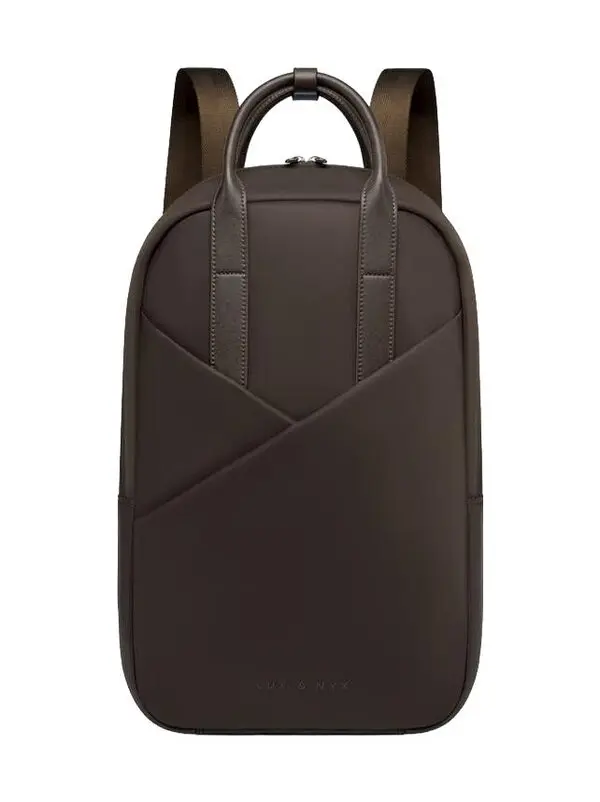 LUX AND NYX Slim Origami Convertible Backpack - Espresso