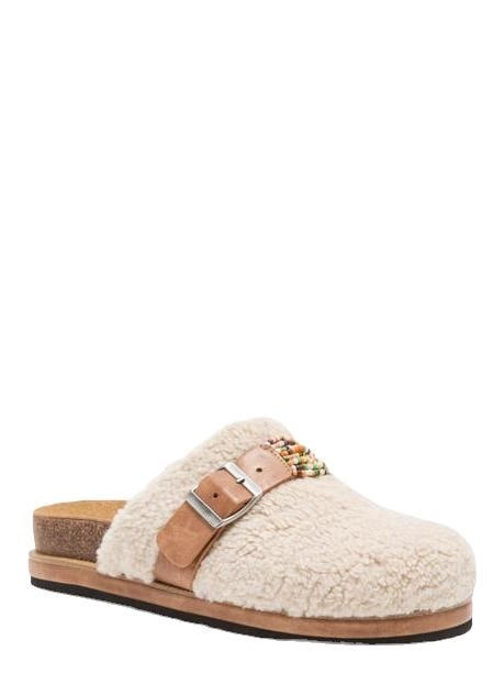 Free People Morning Coffee Mule - Ivory Combo