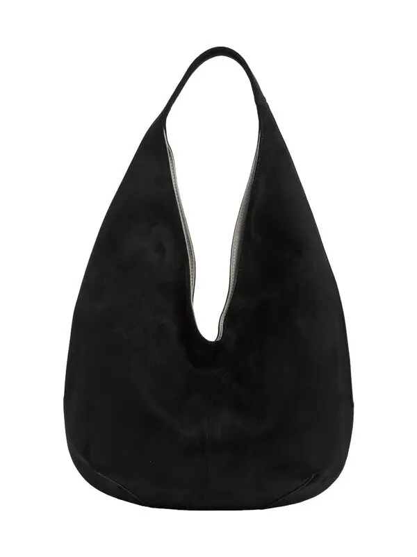 Jw Pei Dara Faux Suede Hobo Bag - Black