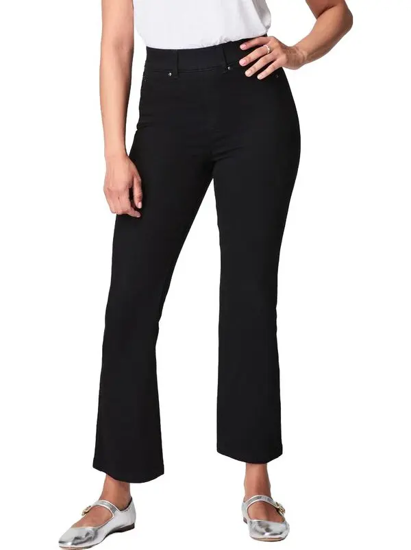 Spanx Everywear Kick Flare Jeans - Clean Black