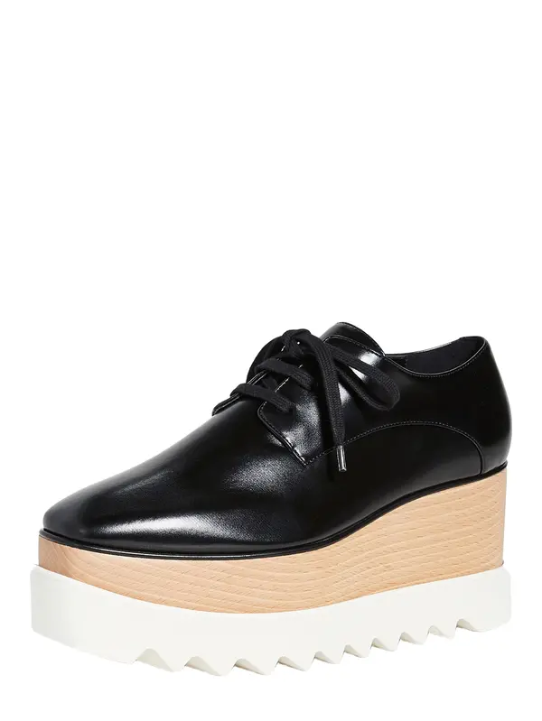 Stella McCartney Elyse Lace Up Sneakers - Black