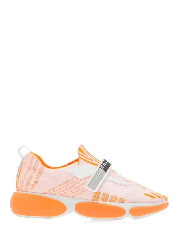 Prada Allacciate Low-top Sneakers - Orange