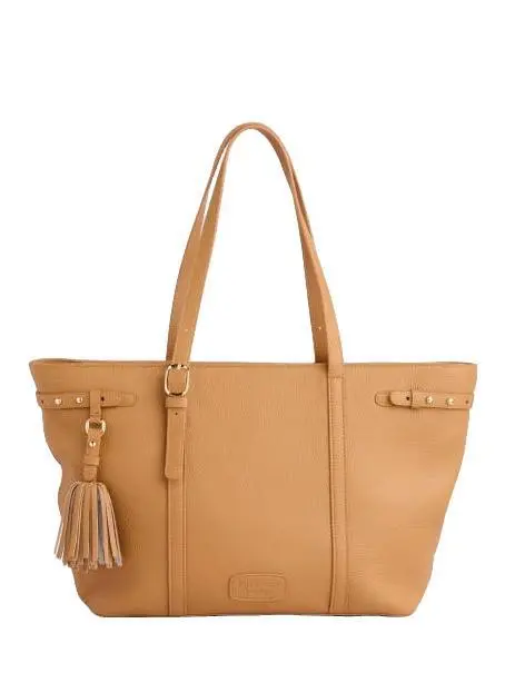 POM POM LONDON Pelham Tote Bag - Maple