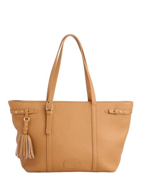 POM POM LONDON Pelham Tote Bag - Maple