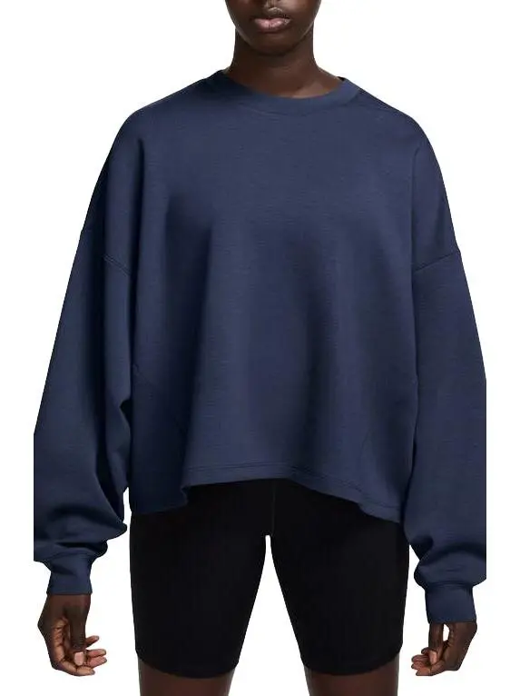 Nike Dri-fit Oversize Sweatshirt - 410 Mnnavy/dkobs