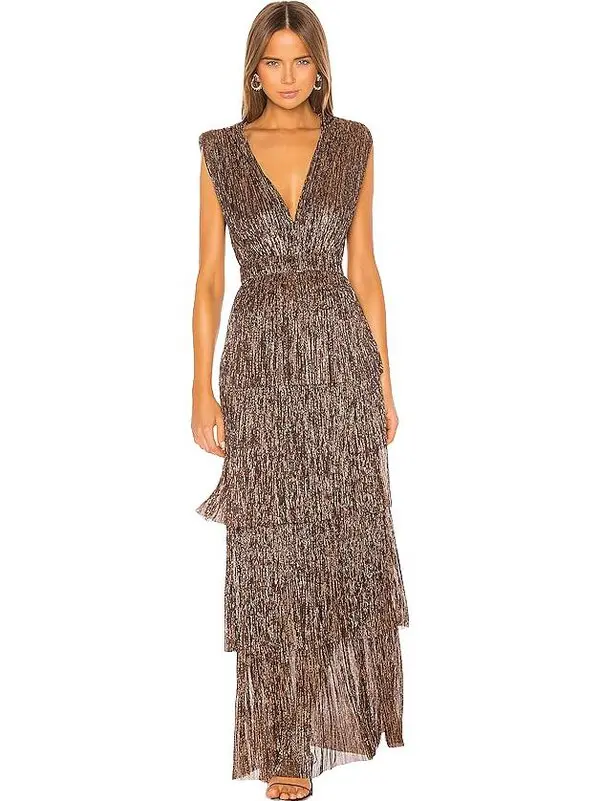 SABINA MUSAYEV Skylar Gown - Bronze