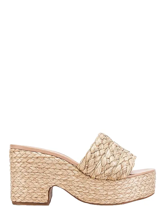 Raye Gable Wedge - Natural