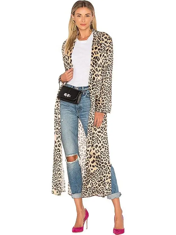 House Of Harlow 1960 X Delaney Duster - Leopard