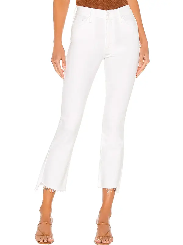 MOTHER Insider Crop Step Fray Jeans - Fairest Of Them All
