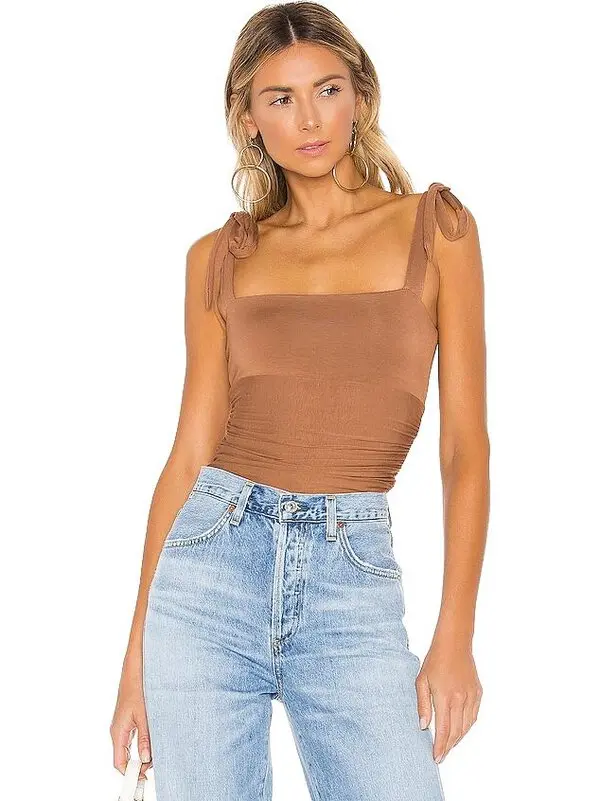 Majorelle Lauren Bodysuit - Brown Spice