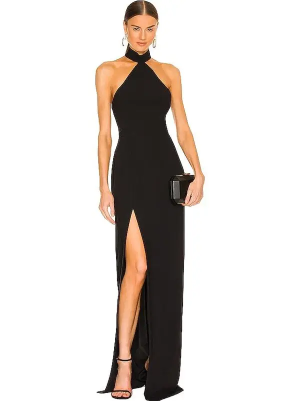 Amanda Uprichard Queen Gown - Black