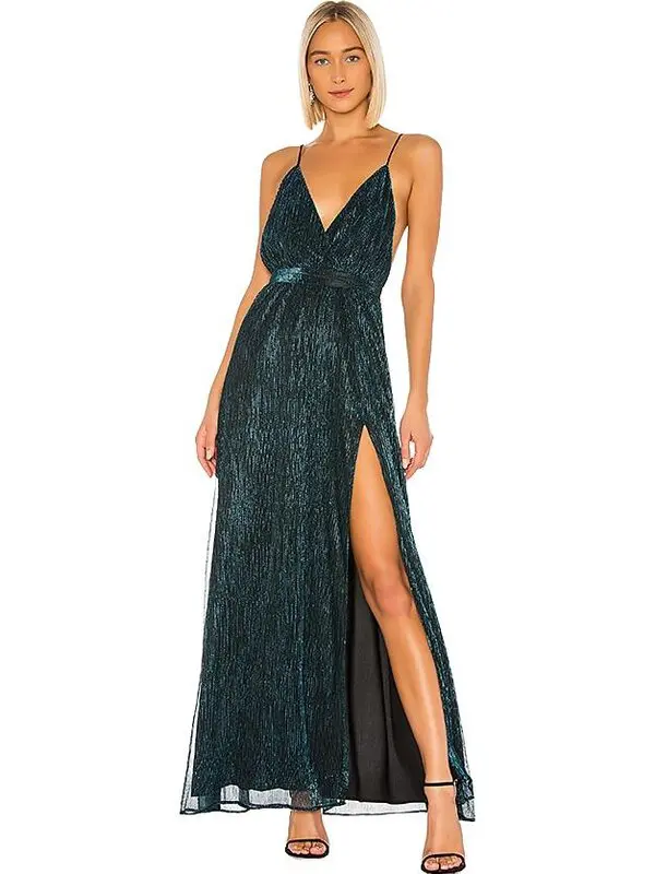 MICHAEL COSTELLO X Harper Gown - Blue
