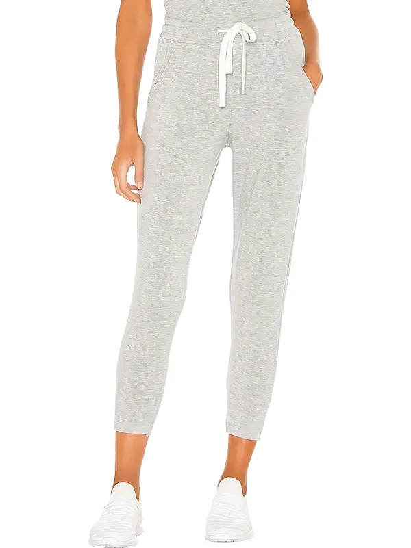 Splits59 Reena 7/8 Fleece Sweatpant - Heather Grey